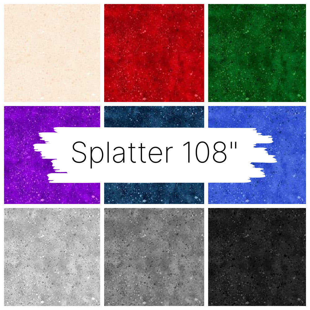 108" Splatter Texture — Fabric Shack