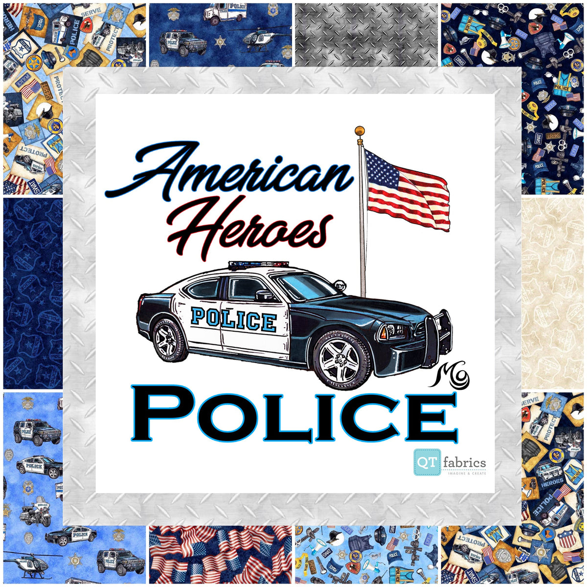 American Heroes - Police — Fabric Shack