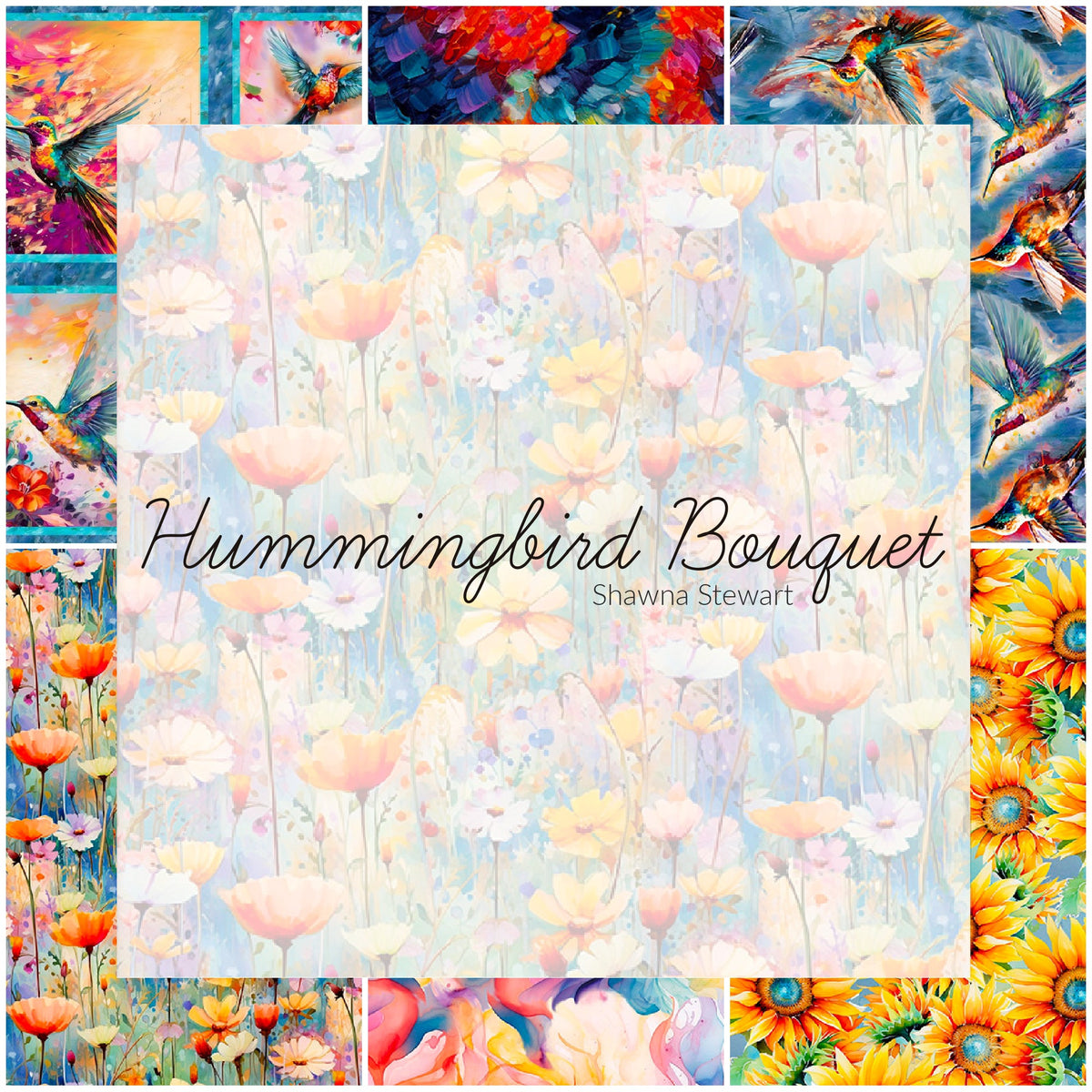 Hummingbird Bouquet — Fabric Shack
