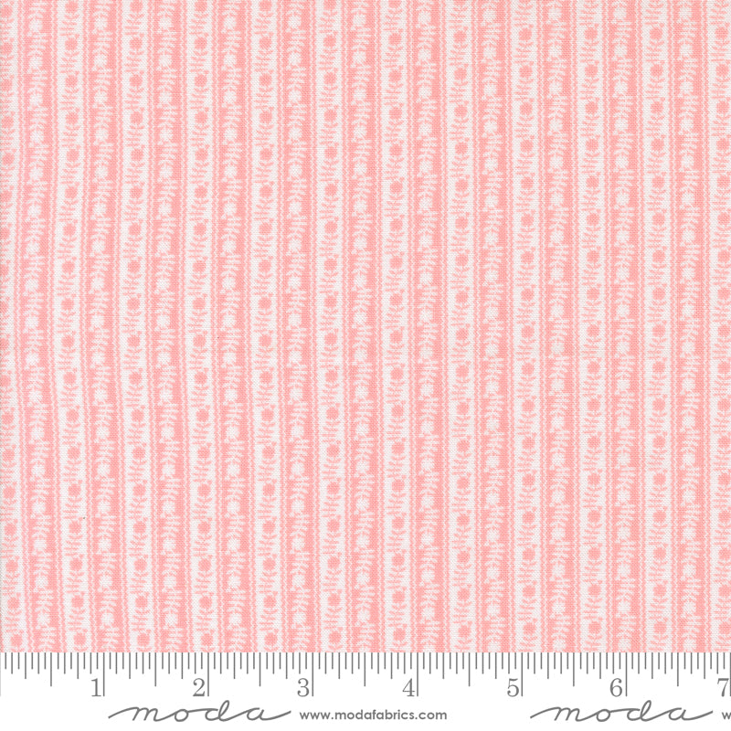 Memory Lane - Ric Rac Stripe Pink — Fabric Shack