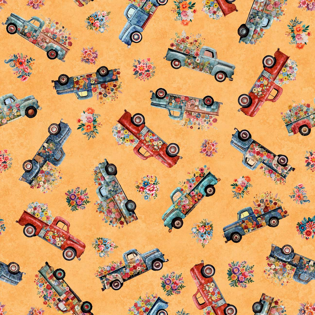 Heartland - Truck Toss Apricot — Fabric Shack