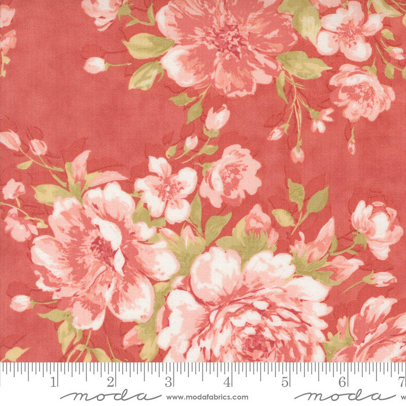 Muse - Rose Garden Scarlet — Fabric Shack