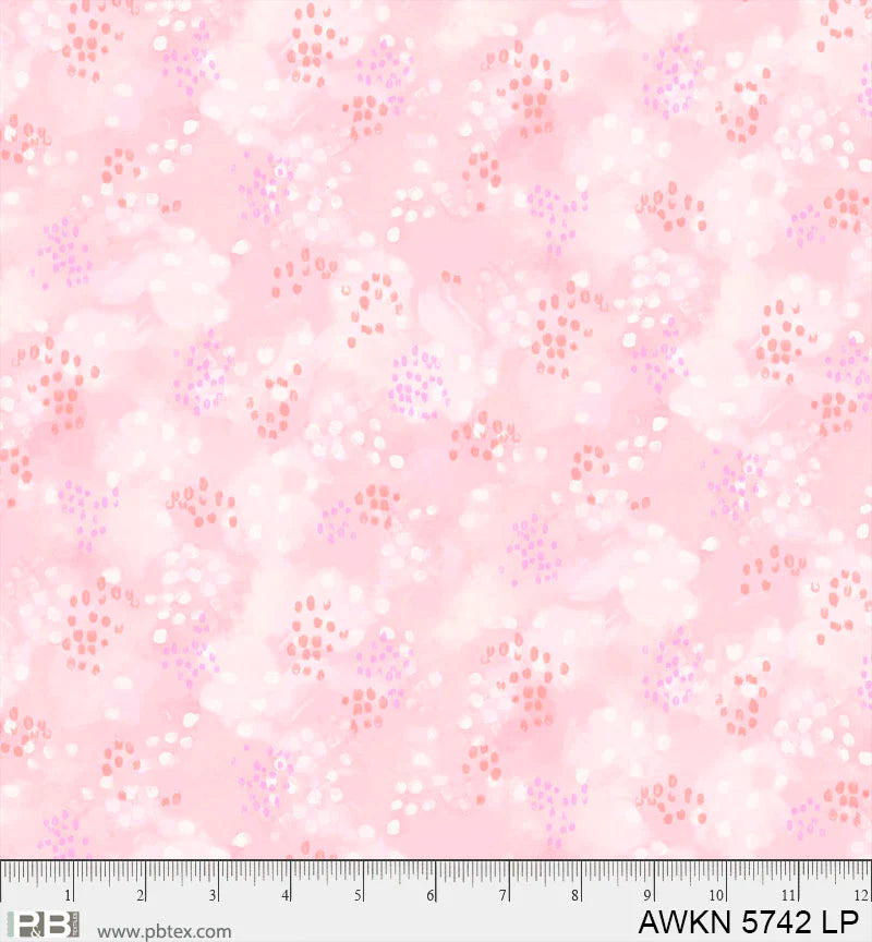 Awakening - Dotty Spotty Light Pink — Fabric Shack