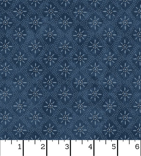 Patchwork Blue - Tiles Blue — Fabric Shack
