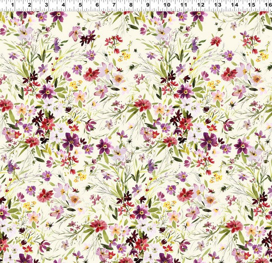 Summer Garden - Meadow Cream — Fabric Shack