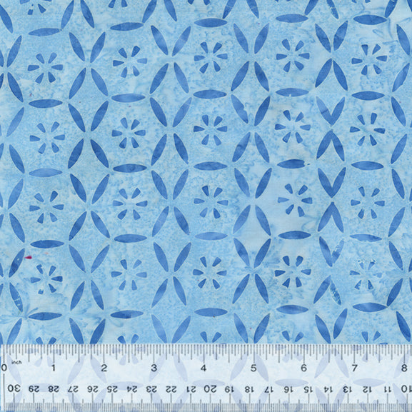 Midnight Moon Batiks - Patchwork Sky Blue — Fabric Shack