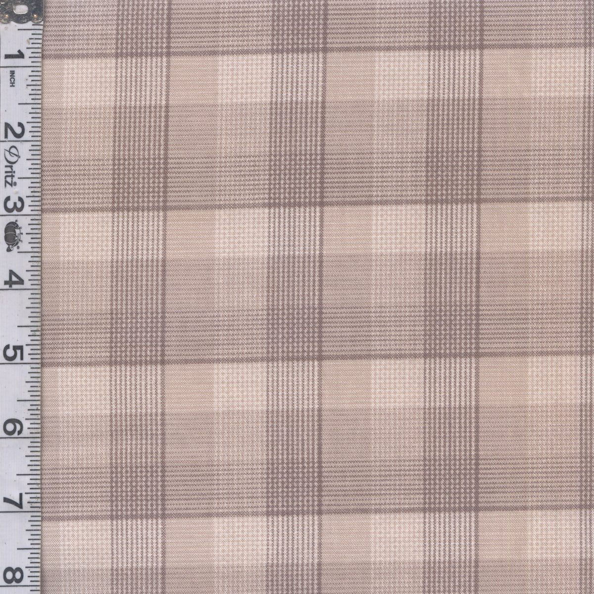 The Mountains Are Calling - Window Pane Plaid Cream — Fabric Shack