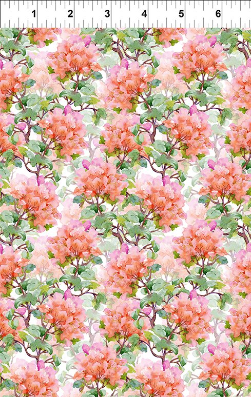 Decoupage - Rhododendron Salmon — Fabric Shack