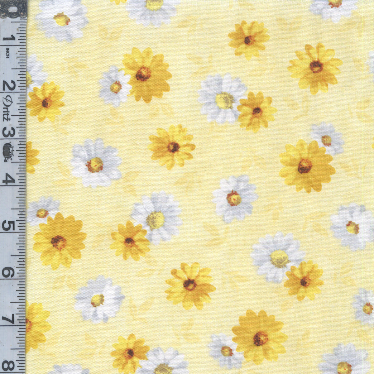 Bees & Blooms - Daisy Toss Yellow — Fabric Shack