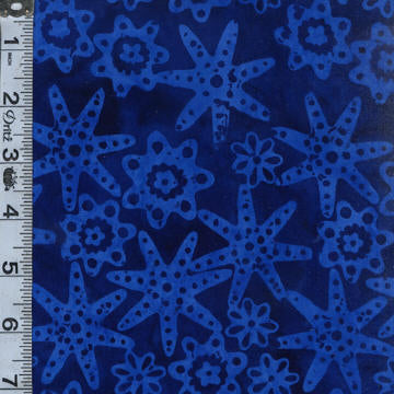Midnight Jade Batiks - Starfish Navy — Fabric Shack