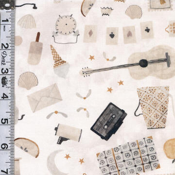 Memories - Object Toss Cream — Fabric Shack