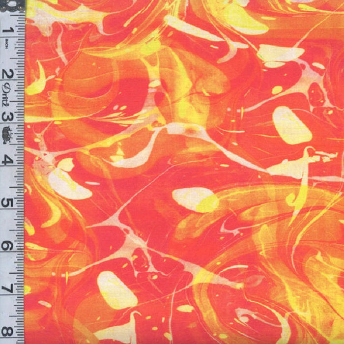 Wishwell: Color Wheel - Splatter Paint Flame — Fabric Shack