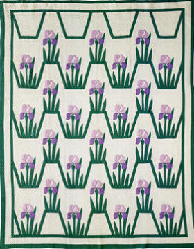Iris Quilt Block Pattern