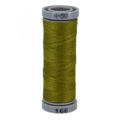 Presencia 50 wt. 3 Ply Cotton Sewing Thread - Dark Moss Green — Fabric ...
